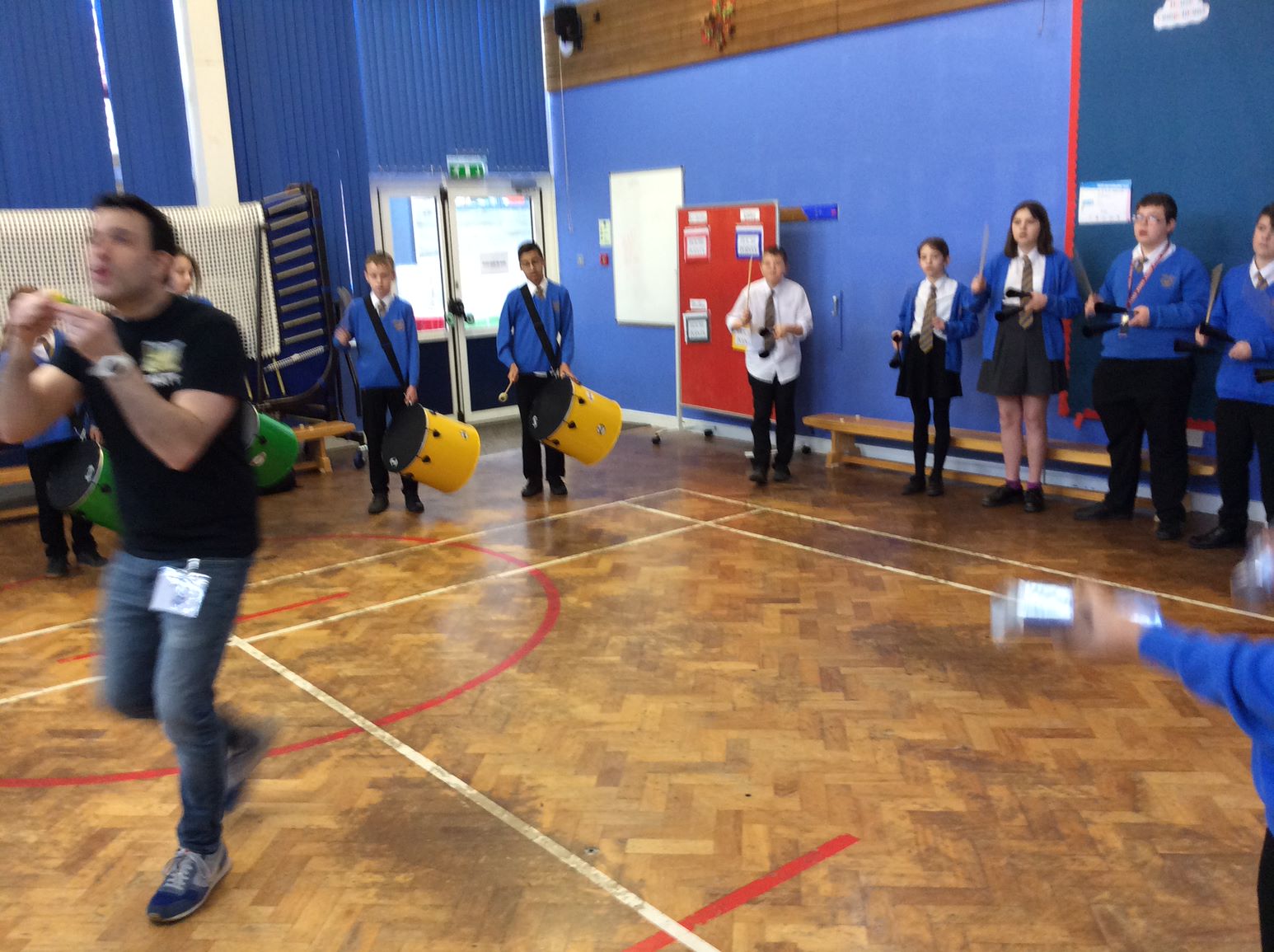 Year 7 Samba Workshop | Birchensale Middle School